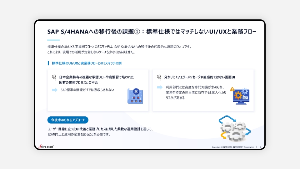 S4HANA移行後に差がつく次の一手SAPを現場に根づかせるERPフロントシステムとは？